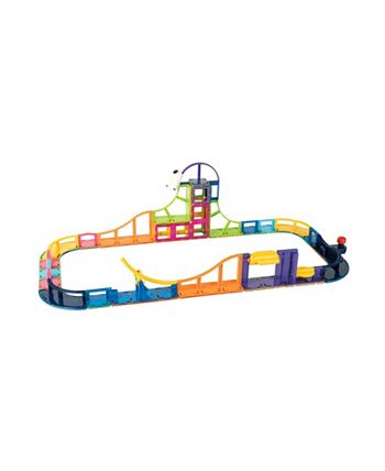 Magformers Sky Track Adventure 64 Piece Magnetic Construction Set - Macy's