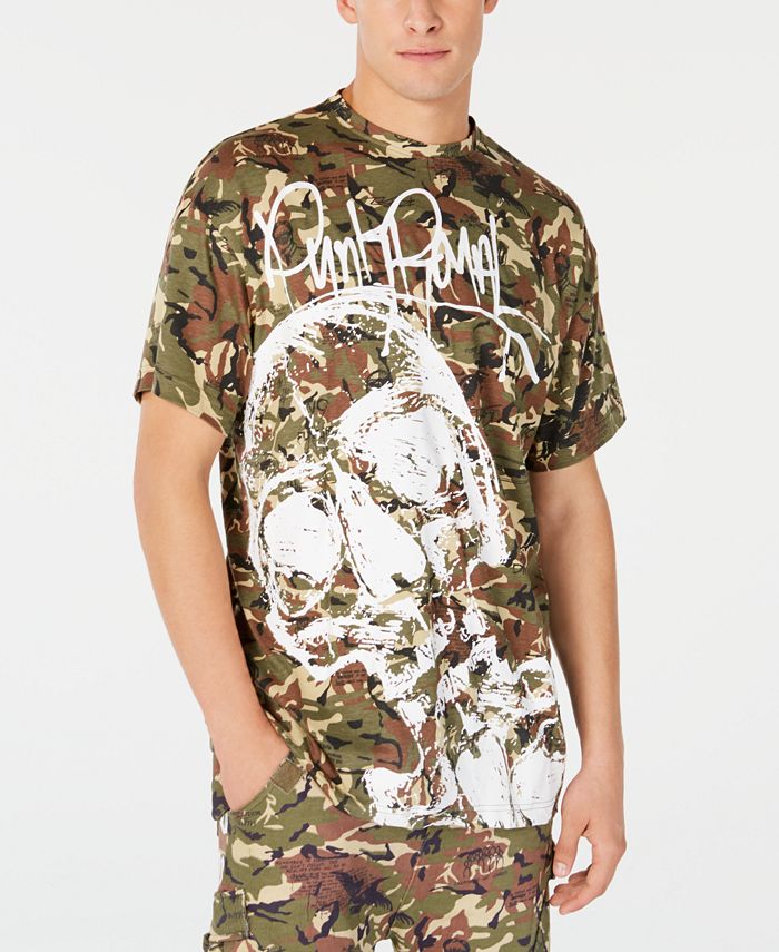 Punk Royal Men's Camo Skull Graphic T-Shirt - Macy's