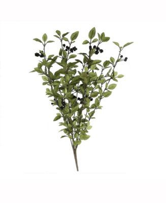 Vickerman 30" Green Huckleberry Bush - Macy's