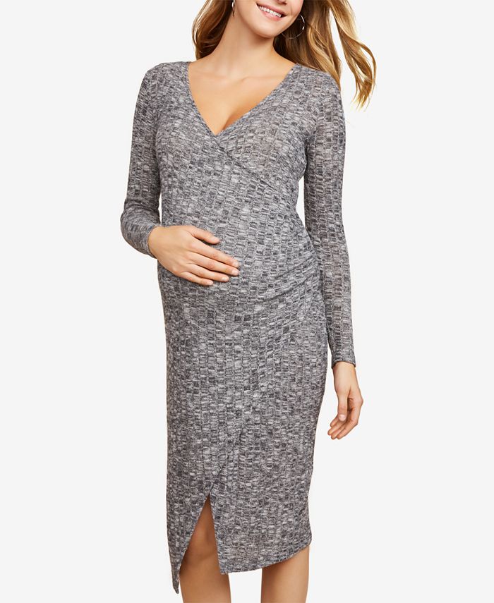 Jessica Simpson Maternity Wrap Dress - Macy's