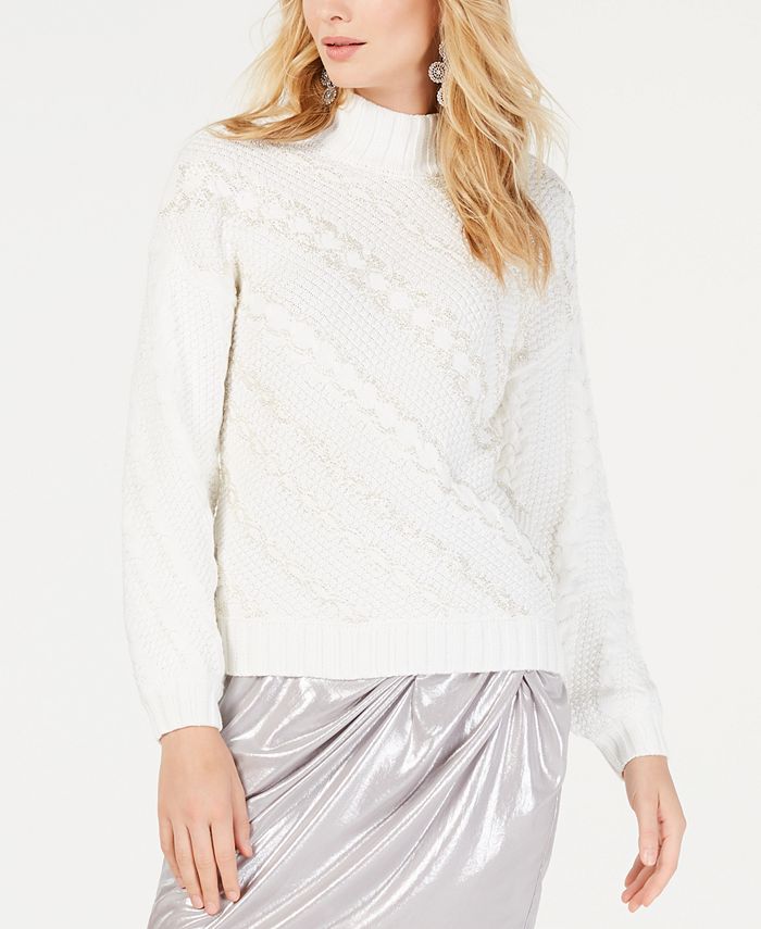 INC International Concepts I.N.C. Cable-Knit Pullover Sweater, Created ...