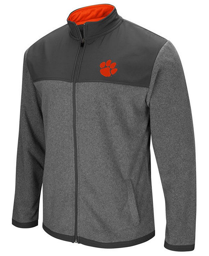 Colosseum Men's Clemson Tigers Full-Zip Fleece Jacket - Macy's