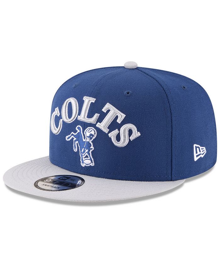 New Era Indianapolis Colts Retro Logo 9FIFTY Snapback Cap - Macy's
