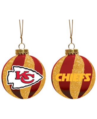 Memory Company Kansas City Chiefs 3" Sparkle Glass Ball - Macy's