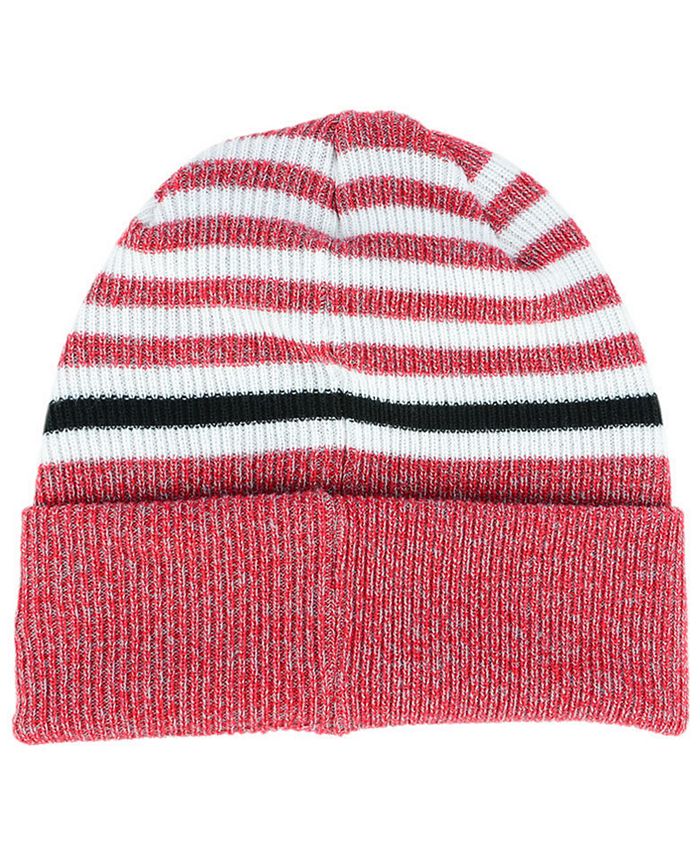 New Era Cincinnati Reds Striped Cuff Knit Hat - Macy's