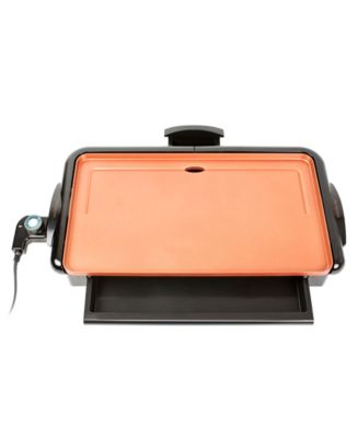 Nostalgia Non-Stick Copper Griddle With Warming Drawer - Macy's
