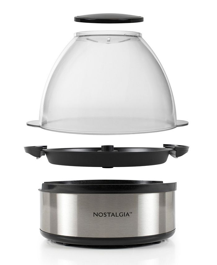 Nostalgia 6-Quart Stainless Steel Stirring Speed Popcorn Popper - Macy's