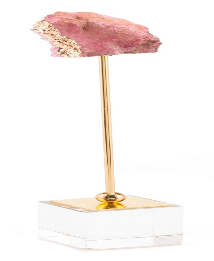 Zuo Large Pink Stone Pedestal - Macy's