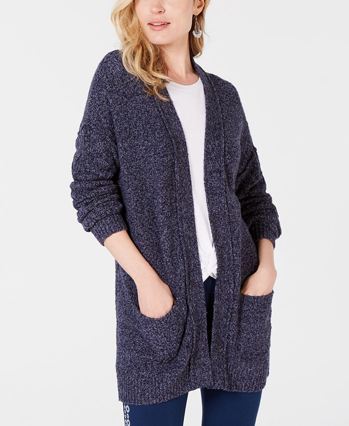 Style & Co Marled Open-Front Cardigan, Created for Macy's - Macy's