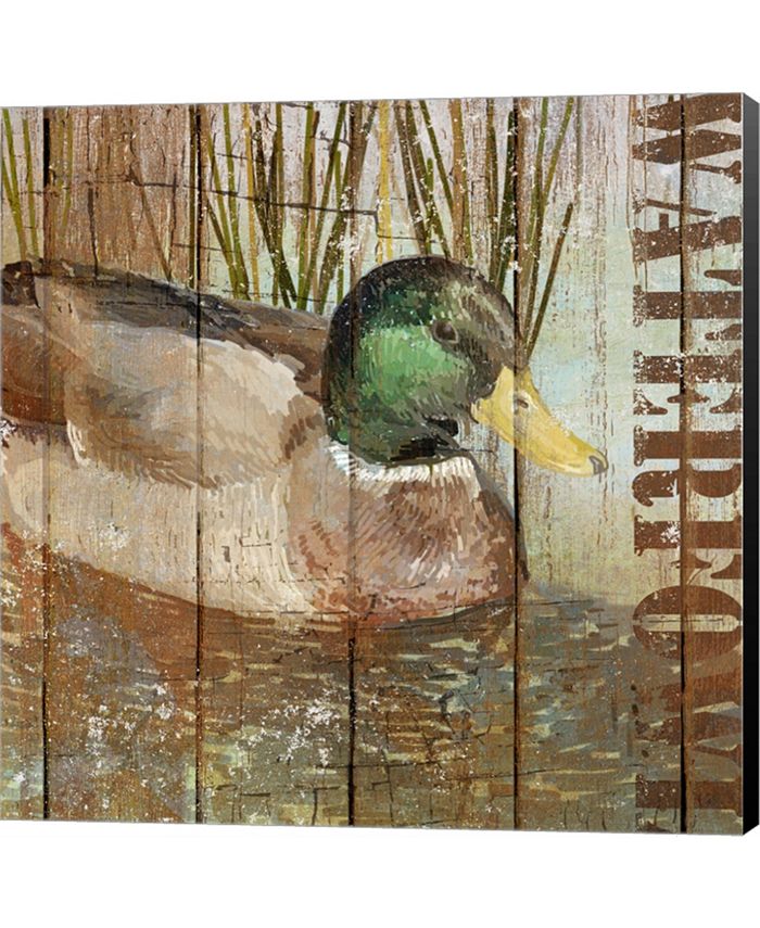 Metaverse Open Season Mallard by Art Licensing Studio Canvas Art - Macy's