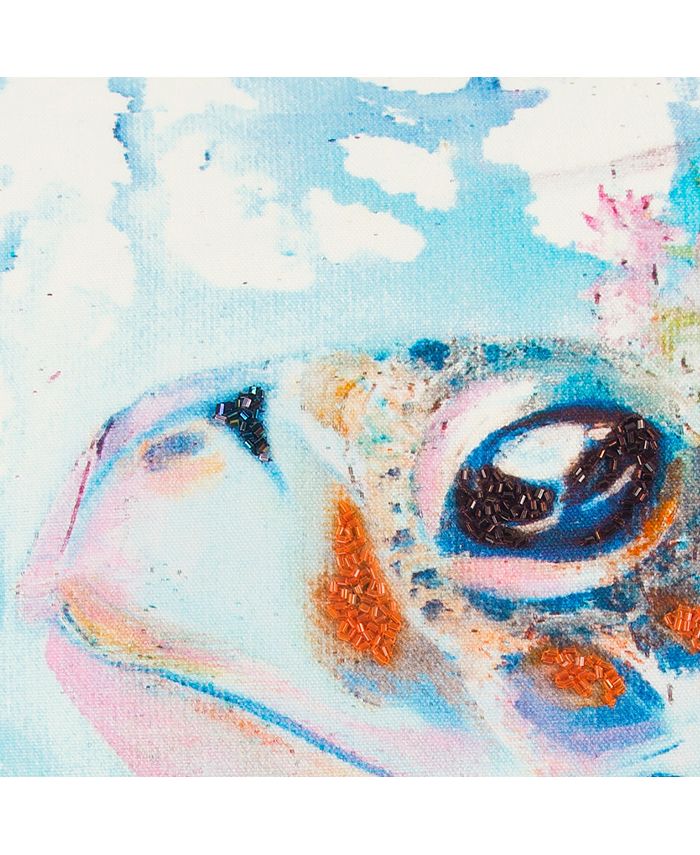 Rizzy Home Mariah Parris 20" x 20" Turtle Poly Filled Pillow - Macy's