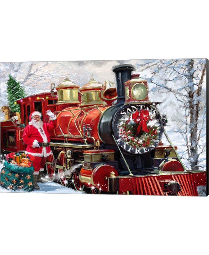 Metaverse Christmas Express by The Macneil Studio Canvas Art - Macy's