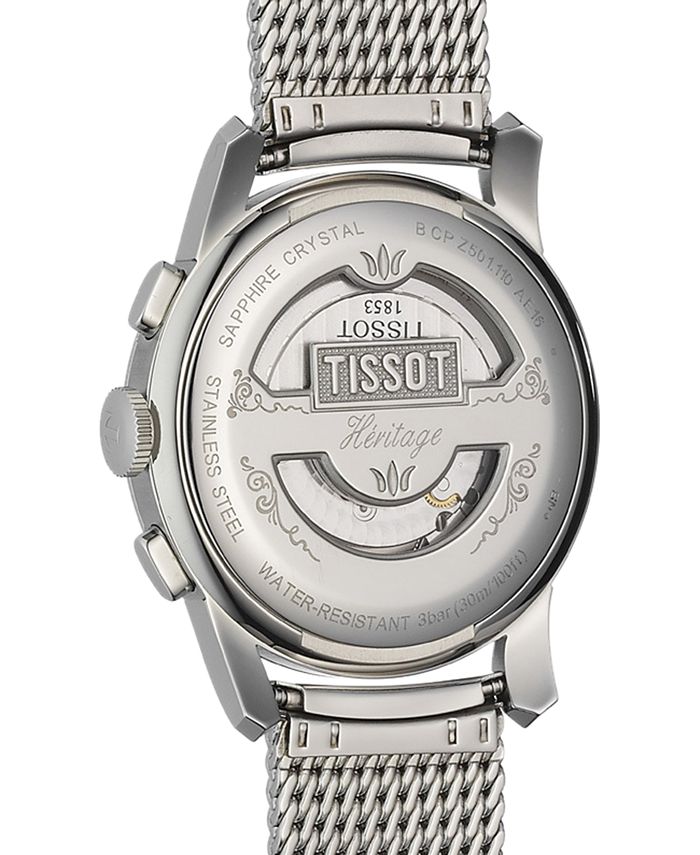 Tissot Men's Swiss Automatic Chronograph Heritage 1948 Stainless Steel ...