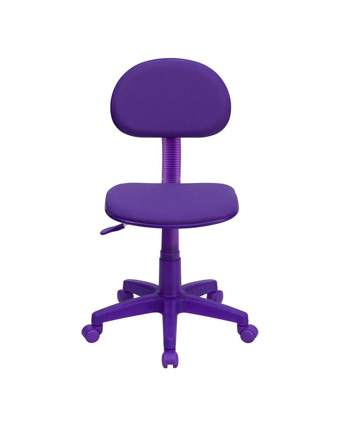 Flash Furniture Purple Fabric Swivel Task Chair - Macy's