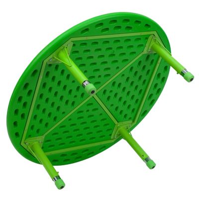 45'' Round Green Plastic Height Adjustable Activity Table - Macy's