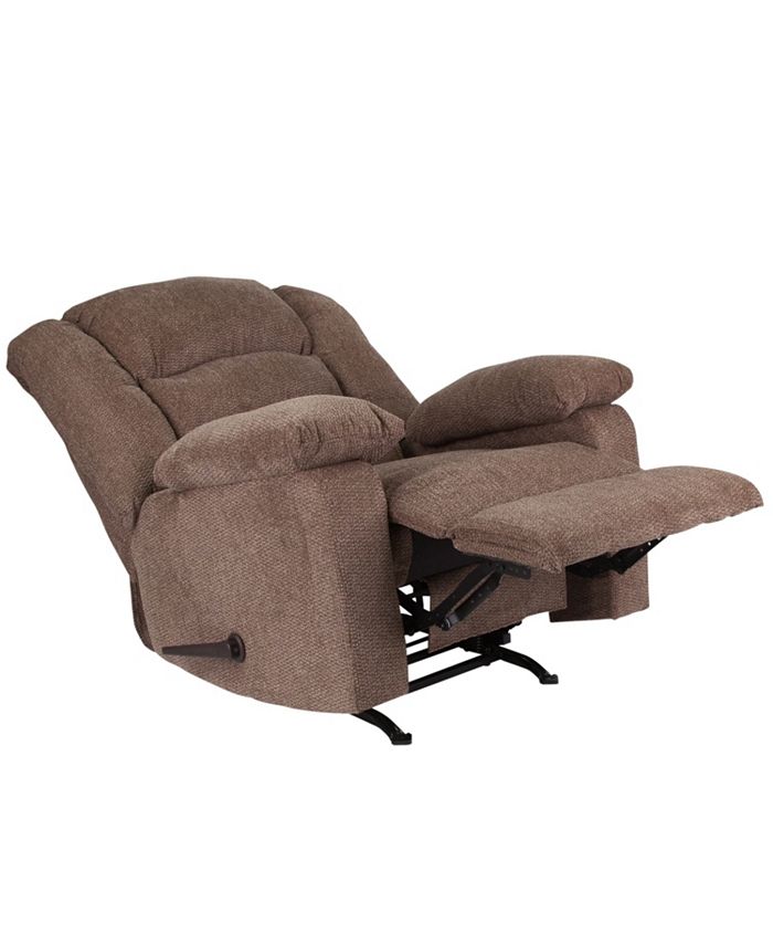 Flash Furniture Contemporary Super Soft Jesse Cocoa Chenille Rocker ...