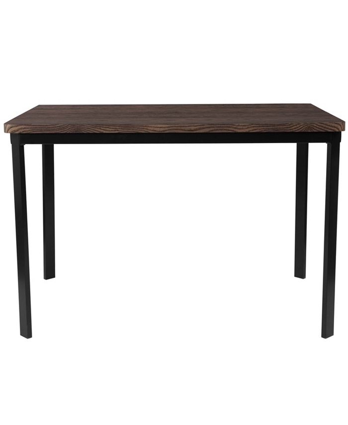 Flash Furniture Avalon 30" X 45.75" Rectangular Dining Table In ...