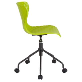 Brockton Contemporary Design Citrus Green Plastic Task Chair - Macy's