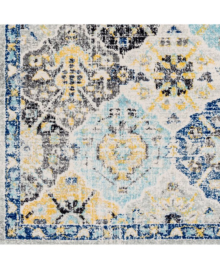 Surya Harput HAP-1072 Dark Blue 18" Square Swatch - Macy's