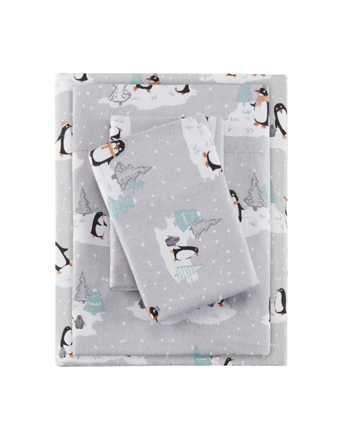 Click here for Madison Park Novelty Printed Cotton Flannel 4-Pc.... prices