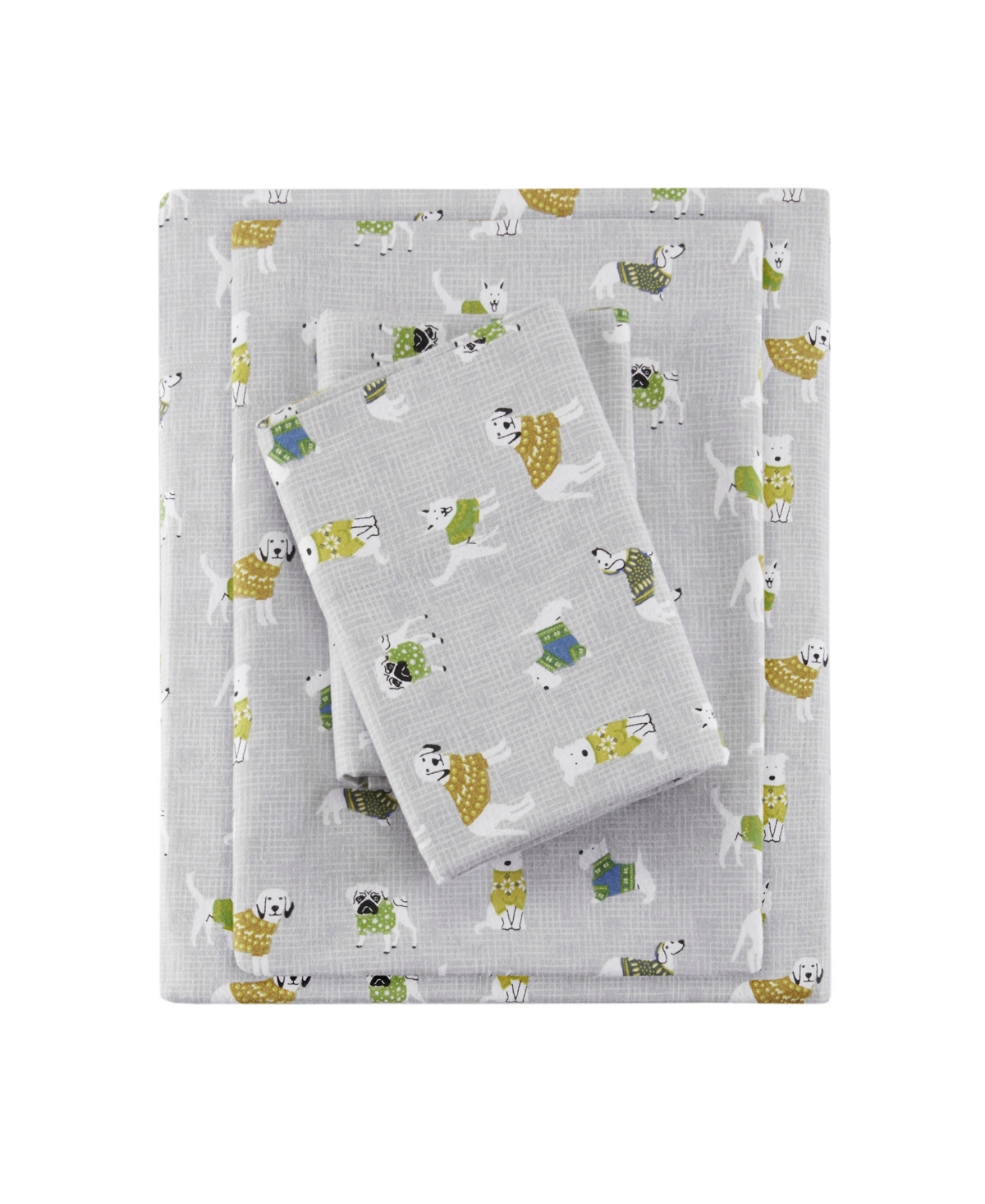 Click here for Madison Park Novelty Printed Cotton Flannel 4-Pc.... prices