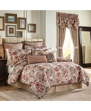 Croscill Lauryn 4 Piece King Comforter Set - Macy's