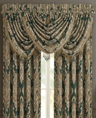 J Queen Emerald Isle Waterfall Valance - Macy's