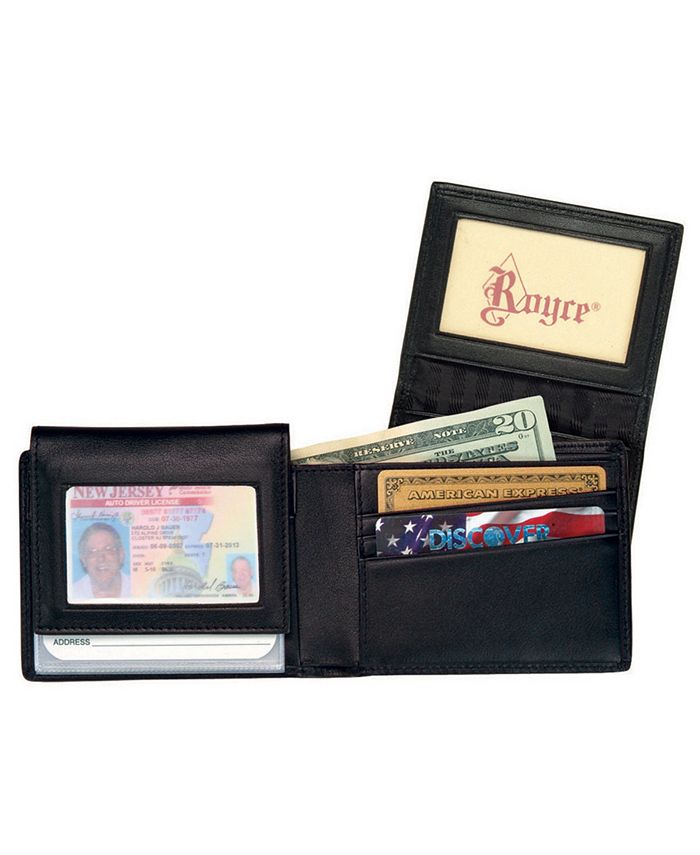 EMPORIUM LEATHER CO Royce New York Bifold Wallet With Removable Card ...