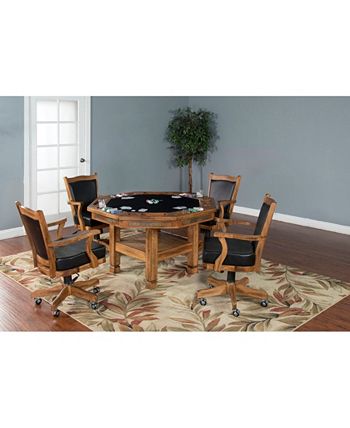 Sunny Designs Sedona Rustic Oak Game Chair - Macy's