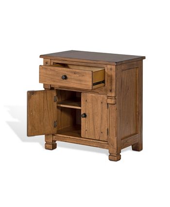 Sunny Designs Sedona Rustic Oak Night Stand - Macy's