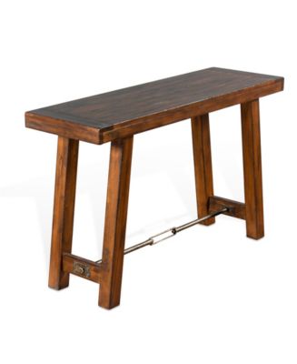 Tuscany Vintage Mocha Sofa/Console Table, Turnbuckle Accent - Macy's