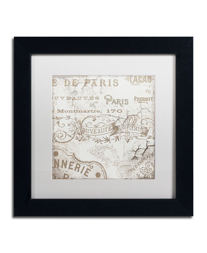 Trademark Global Color Bakery 'Bon Mots Iv' Matted Framed Art, 11" x 11 ...