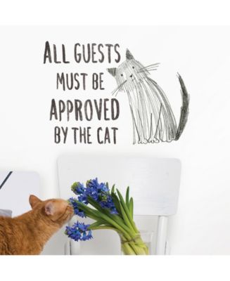 Cat Approved Wall Quote - Macy's