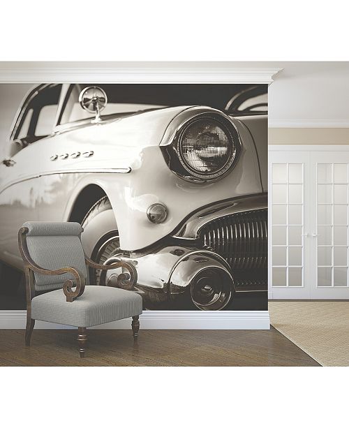 Brewster Home Fashions Classic Car Wall Mural & Reviews - Wallpaper ...