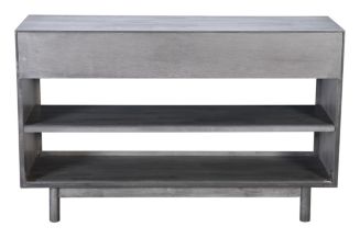 Overmax- Raven Console Table Old Gray - Macy's