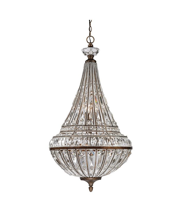 ELK Lighting Empire Collection 6+3 light pendant in Mocha - Macy's
