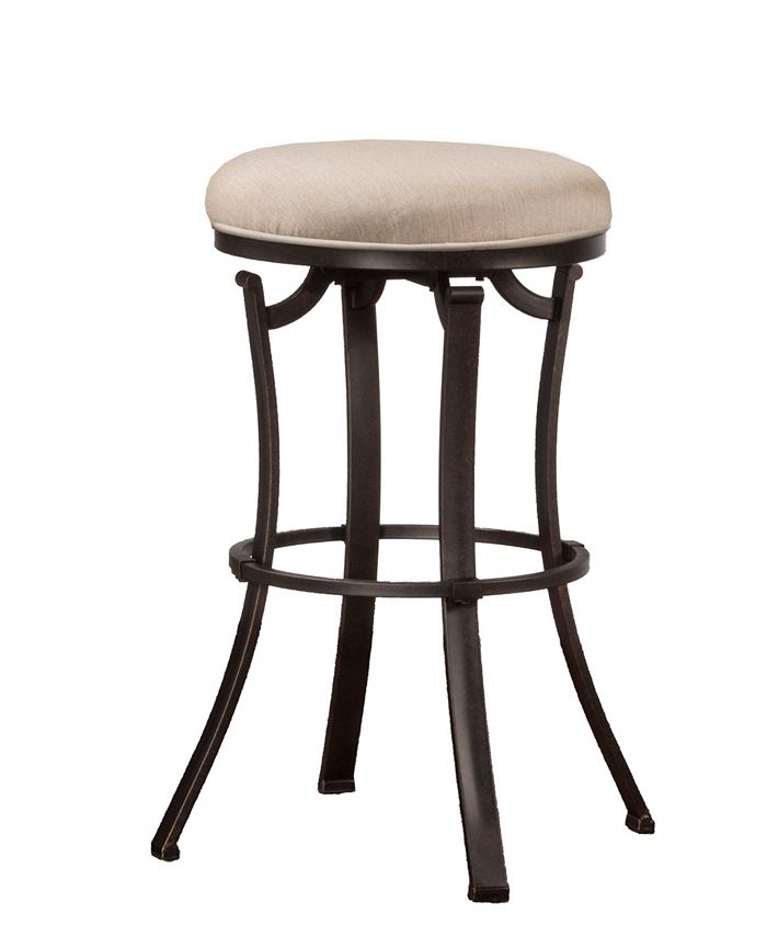 Hillsdale Indoor / Outdoor Bryce Backless Swivel Bar Stool - Macy's