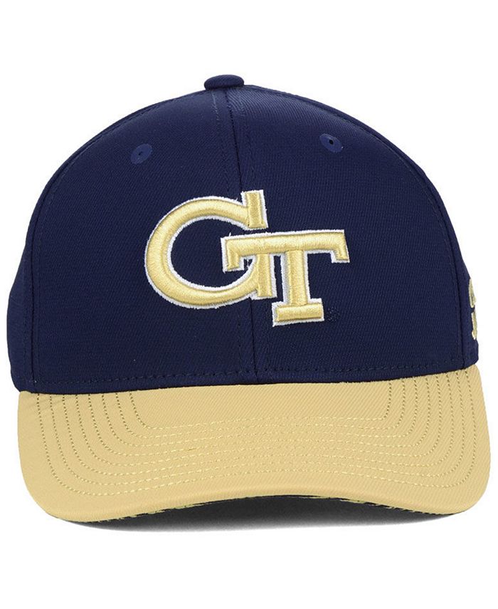 adidas Georgia-Tech Coaches Flex Stretch Fitted Cap 2018 - Macy's
