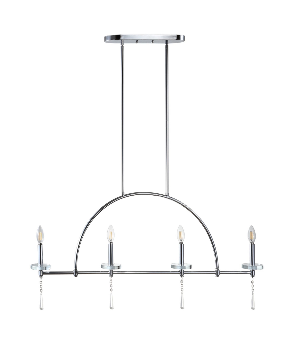 Click here for Jonathan Y Doris 4-Light Linear Metal  Crystal Led... prices
