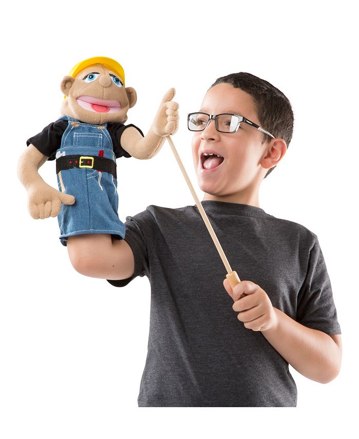 Melissa and Doug Construction Worker Puppet - Macy's