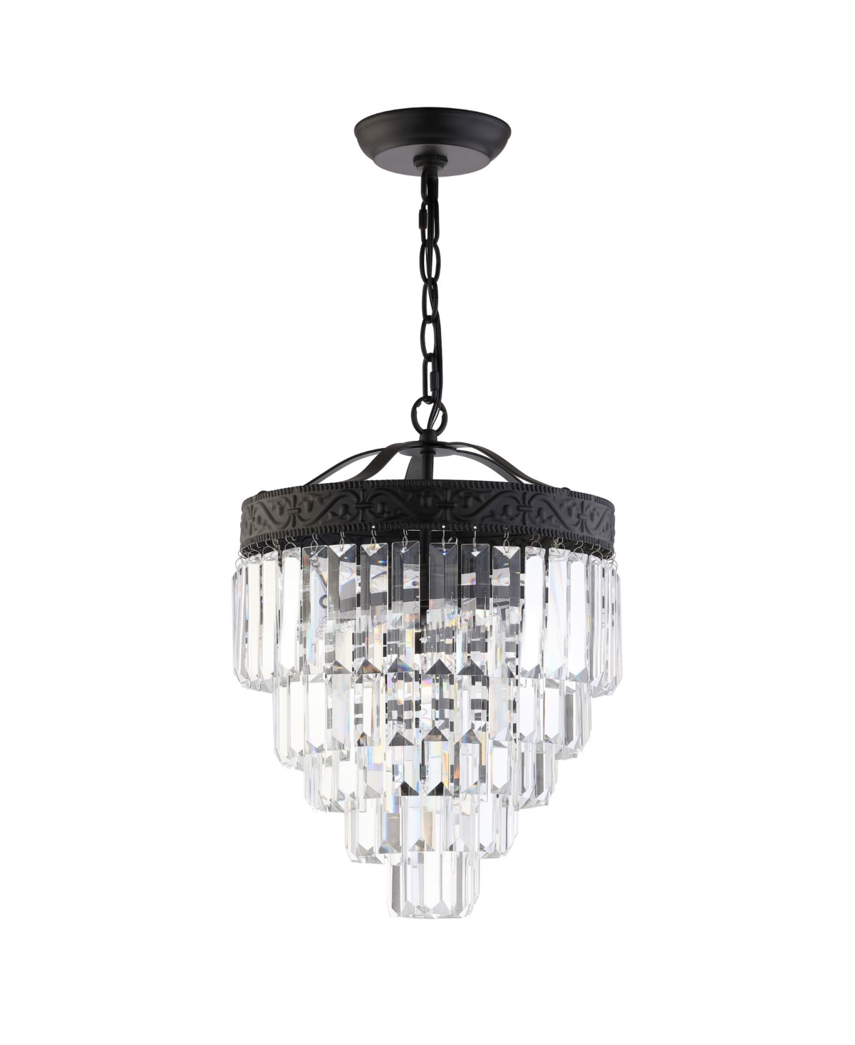 Click here for Jonathan Y Wyatt 2-Light Crystal Led Chandelier -... prices