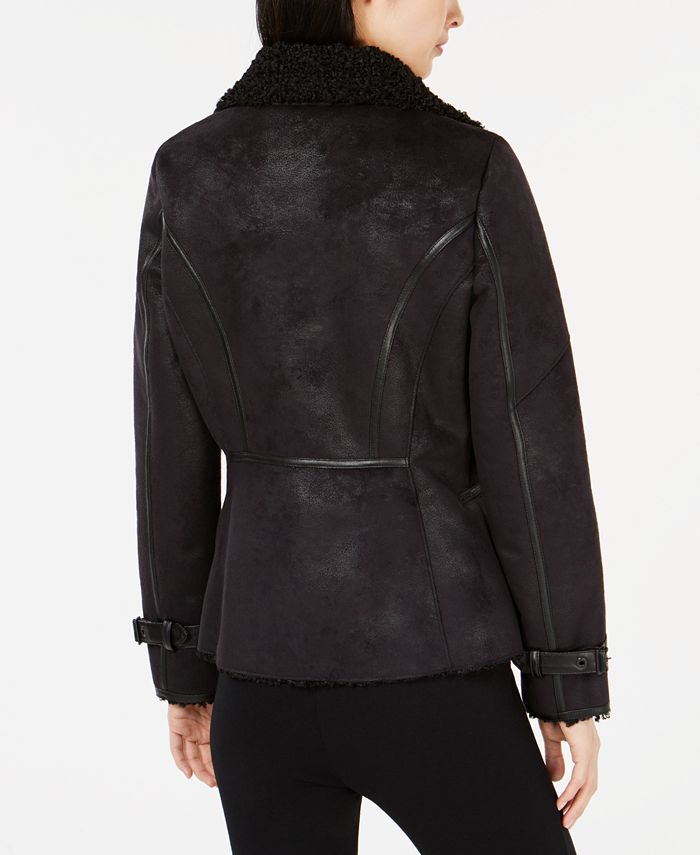 Calvin Klein Women's Shearling Jacket - Macy's