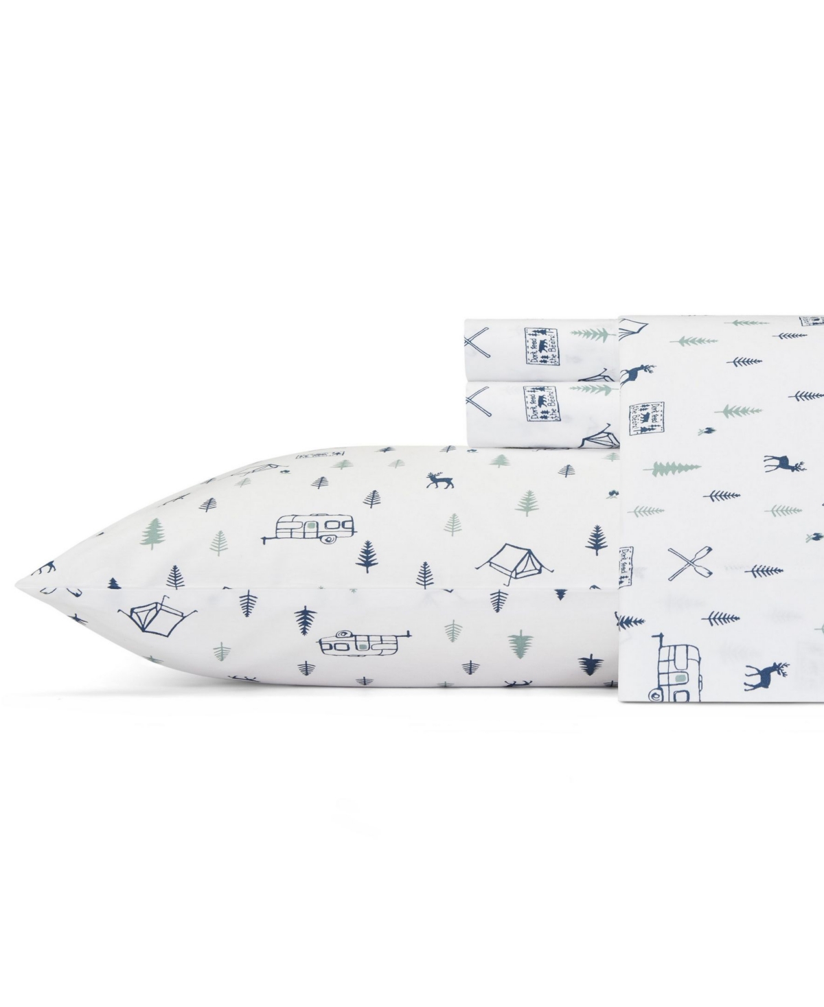 Click here for Eddie Bauer Printed 100 Cotton Percale 3-Pc. Sheet... prices