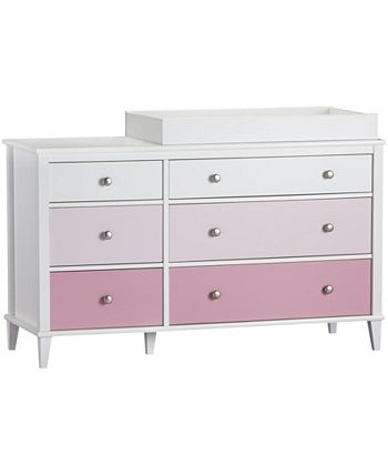 Little Seeds Monarch Hill Poppy 6-Drawer Changing Table - Macy's