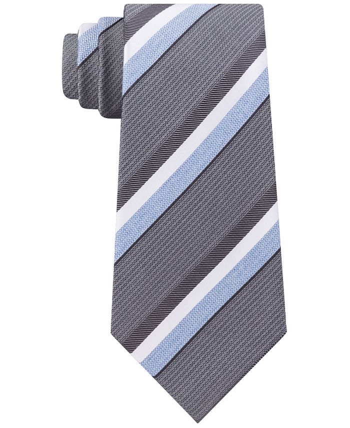 Kenneth Cole Reaction Men's Slim Denim Stripe Tie - Macy's