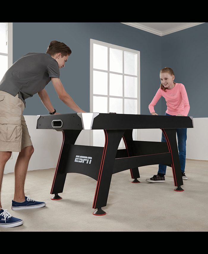 MD Sports ESPN 5' Air Powered Hockey Table with LED Electronic Scorer ...