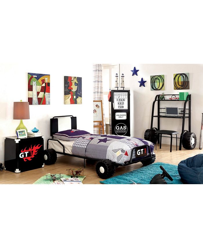 Furniture of America Ramirez Race Car Bed Set - Macy's