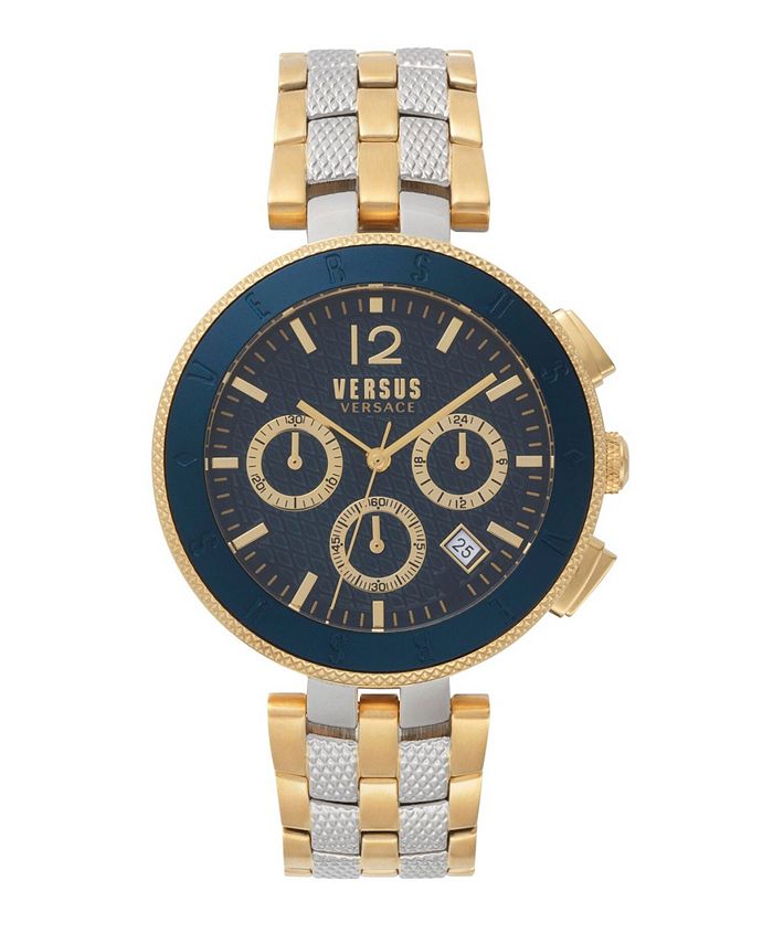 Versus by Versace Versus Men's Logo Chronograph Two-Tone Stainless ...
