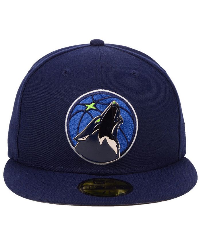 New Era Minnesota Timberwolves Metal Mash Up 59FIFTY-FITTED Cap - Macy's