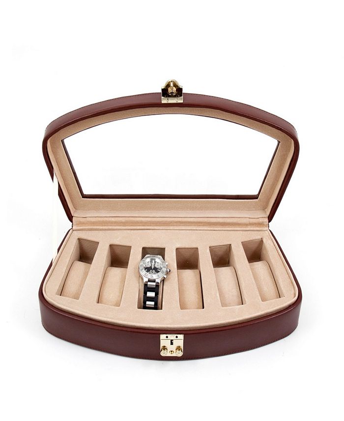 Bey-Berk Leather Watch Box - Macy's